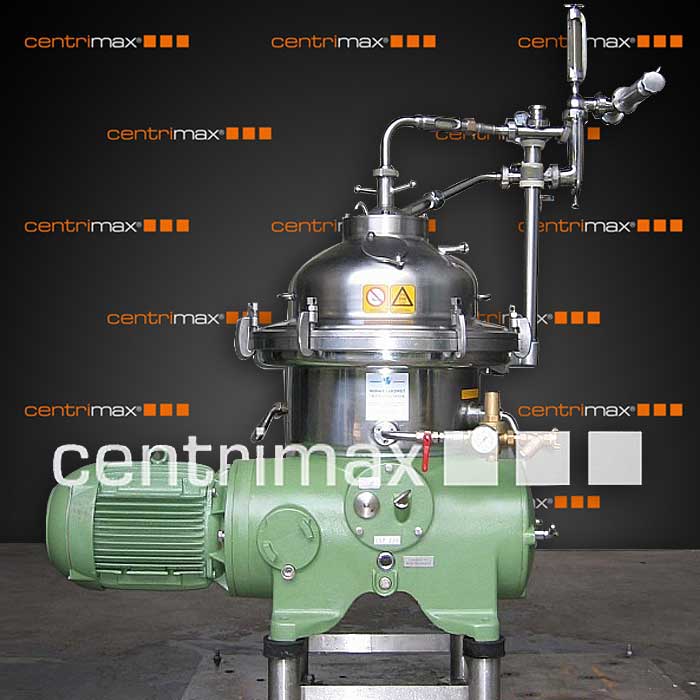 SA 20-06-076 GEA Westfalia Separator Self-cleaning Disc stack Centrifuges