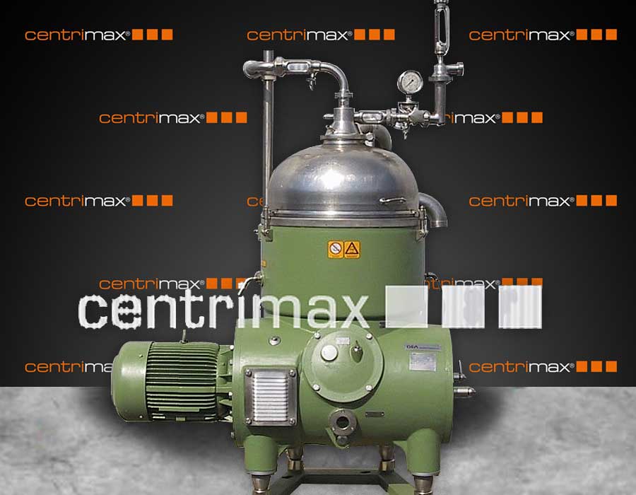 RTA 140-01-076 GEA Westfalia Separator Solid-wall Disc stack Centrifuges